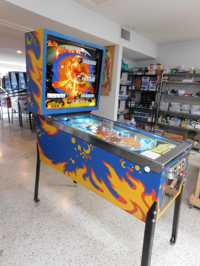 CUSTOMER RESTORATION - 1972 Bally Fireball - Pinball Restorations, LLC.