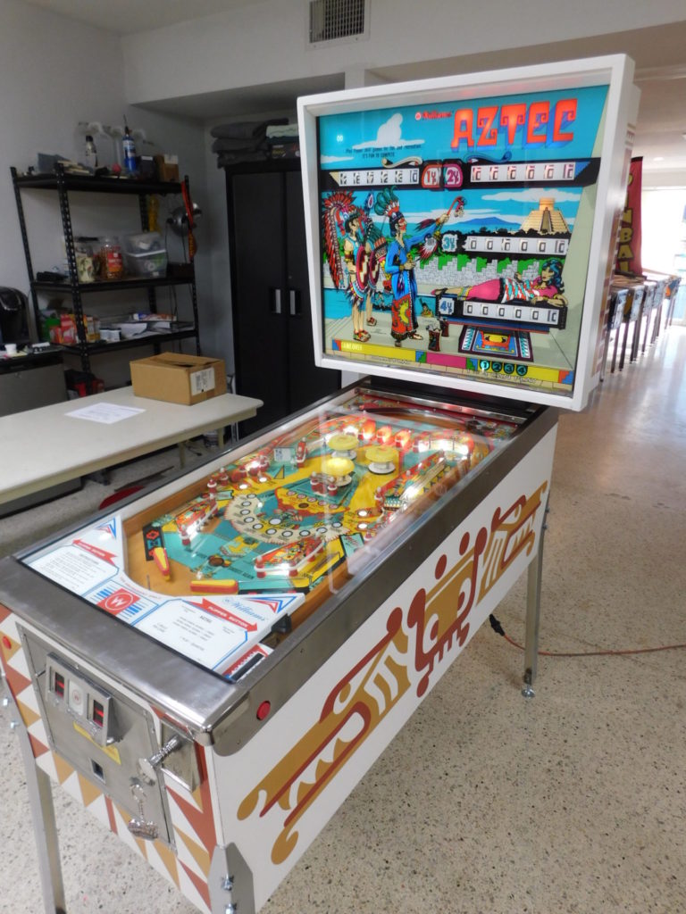 CUSTOMER RESTORATION - 1976 Williams Aztec (#4) (repainted cabinet ...