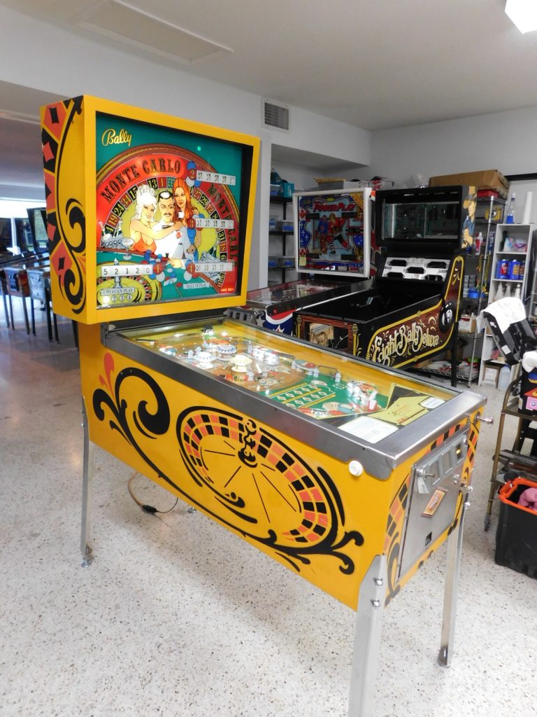SOLD - 1973 Bally Monte Carlo - Pinball Restorations, LLC.