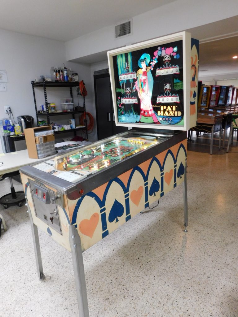 SOLD - 1975 Williams Pat Hand #2 - Pinball Restorations, LLC.