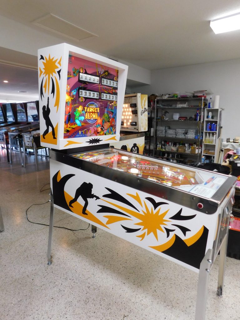 SOLD - 1976 Gottlieb Target Alpha - (repainted Cabinet) - Pinball ...