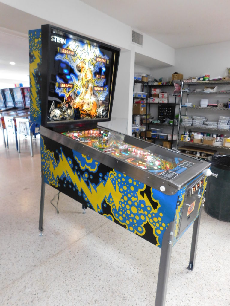 SOLD - 1981 Stern Lightning - Pinball Restorations, LLC.