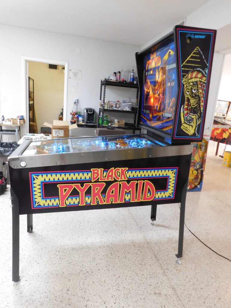 SOLD - 1984 Bally Black Pyramid (#1) - Pinball Restorations, LLC.