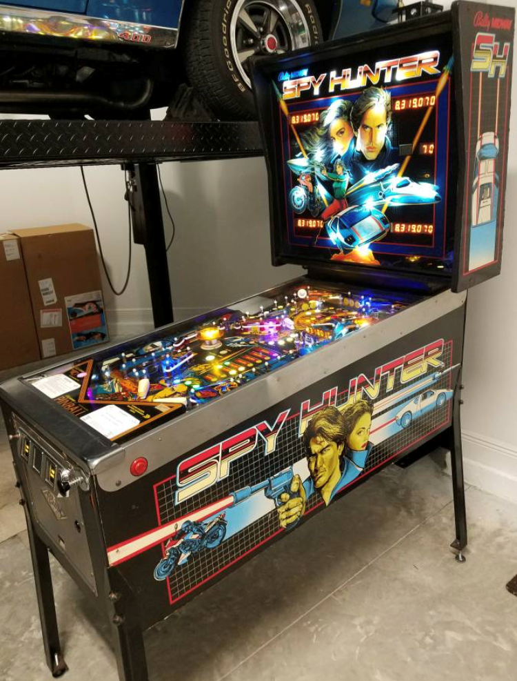 SOLD - 1984 Bally/Midway Spy Hunter - Pinball Restorations, LLC.