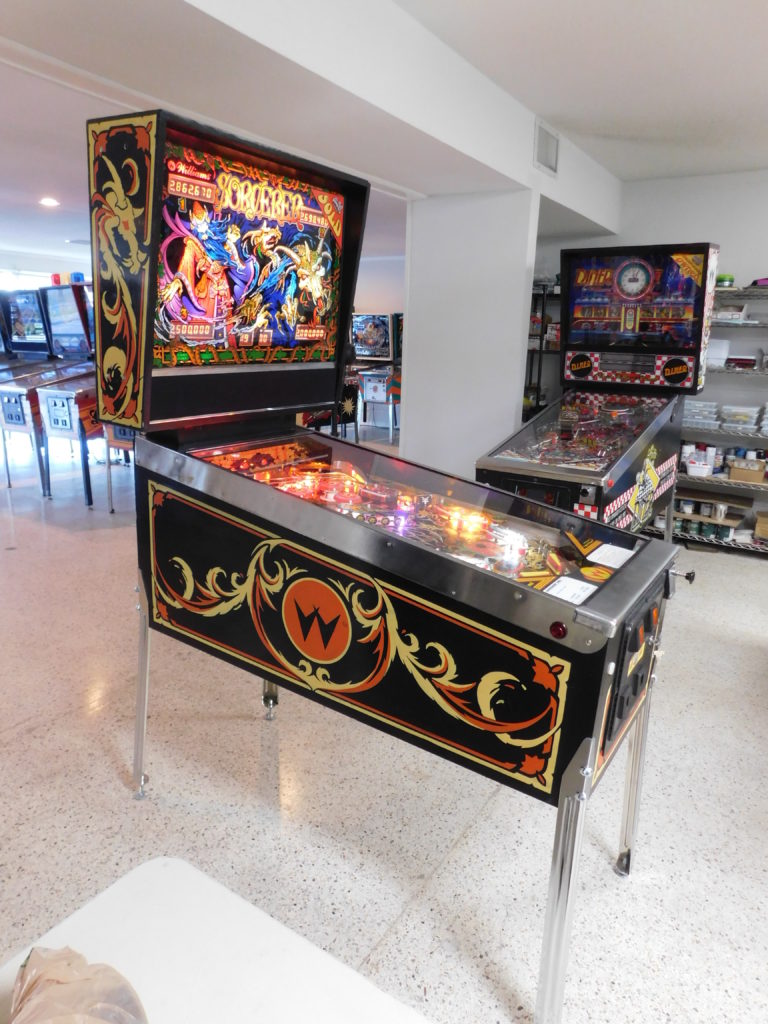 SOLD - 1985 Williams Sorcerer (#2) DM - Pinball Restorations, LLC.