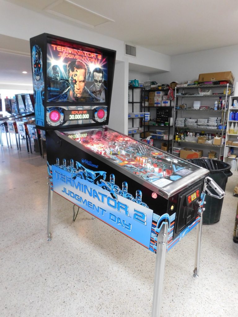 SOLD - 1991 Williams Terminator 2 (#2) - Pinball Restorations, LLC.