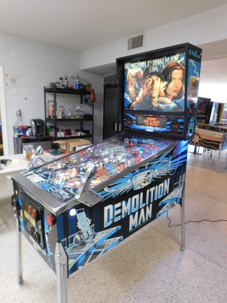 SOLD - 1994 Williams Demolition Man (#1) - Pinball Restorations, LLC.