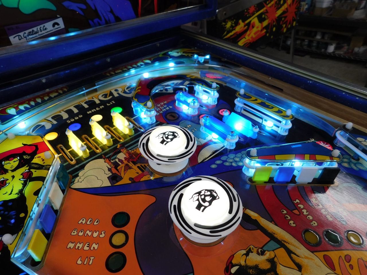 SOLD - 1980 Gottlieb Panthera (#2) - Pinball Restorations, LLC.