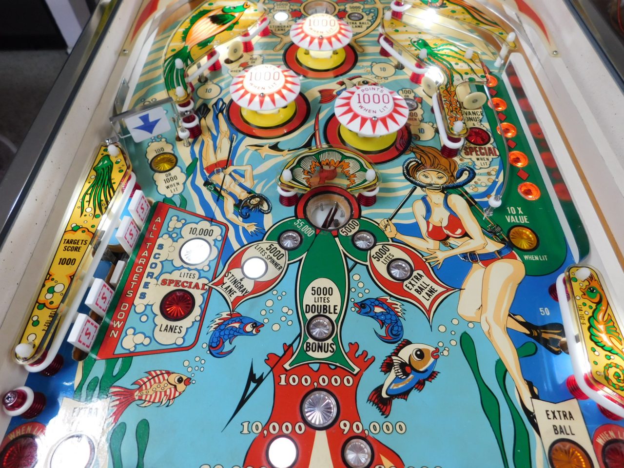 SOLD - 1977 Stern Stingray (#3) - Pinball Restorations, LLC.