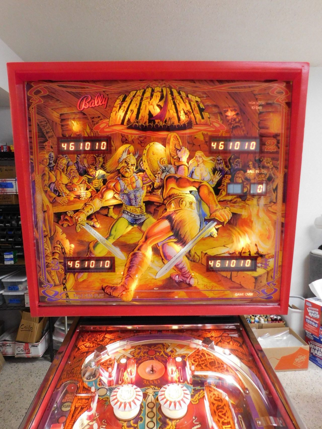 CUSTOMER RESTORATION - 1980 Bally Viking (#2) (repainted cabinet ...