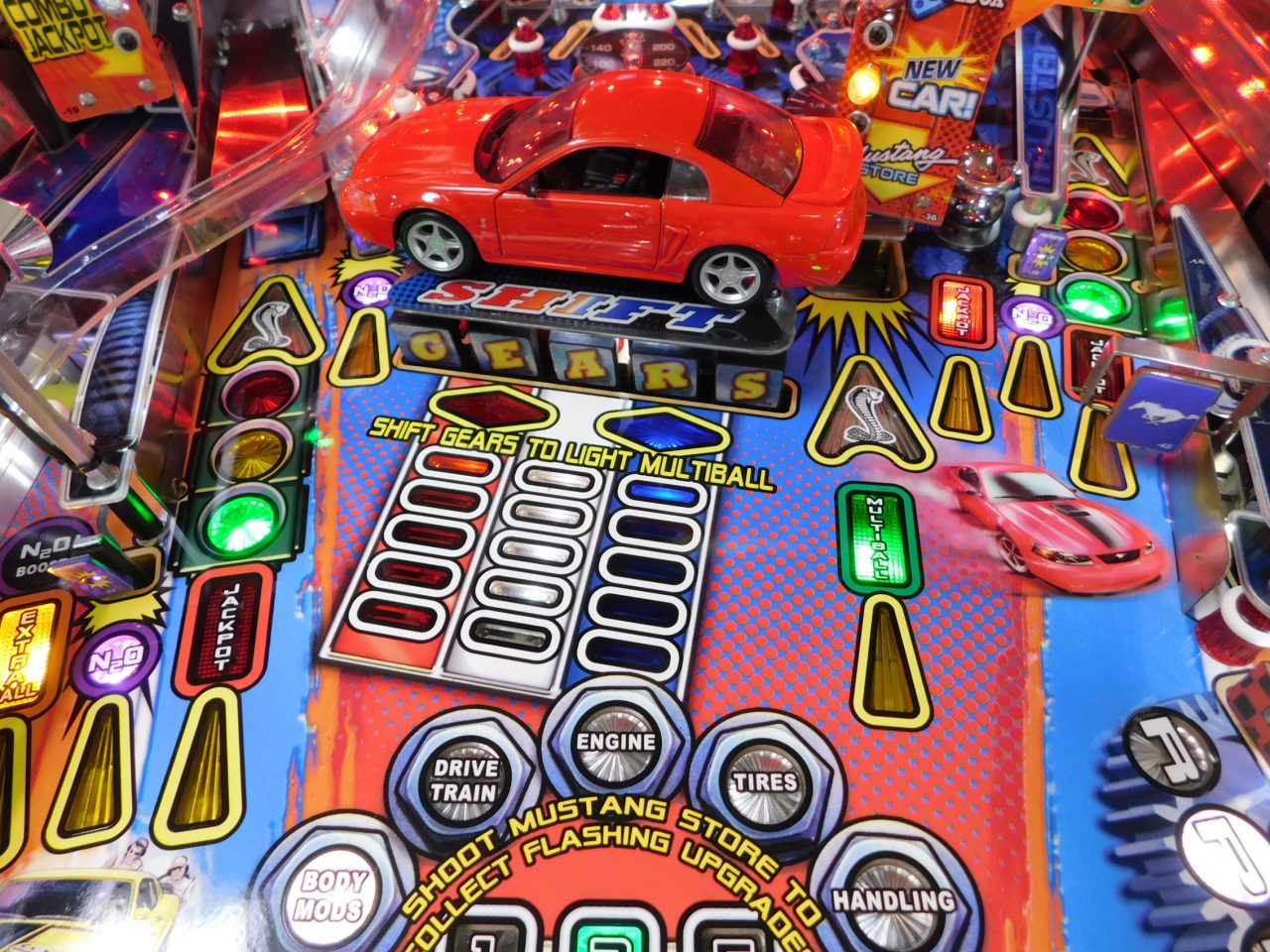 SOLD - 2014 Stern Mustang - Pinball Restorations, LLC.