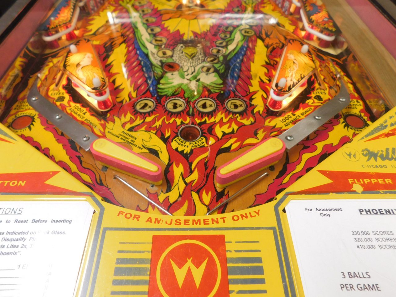 SOLD - 1978 Williams Phoenix (#2) - Pinball Restorations, LLC.