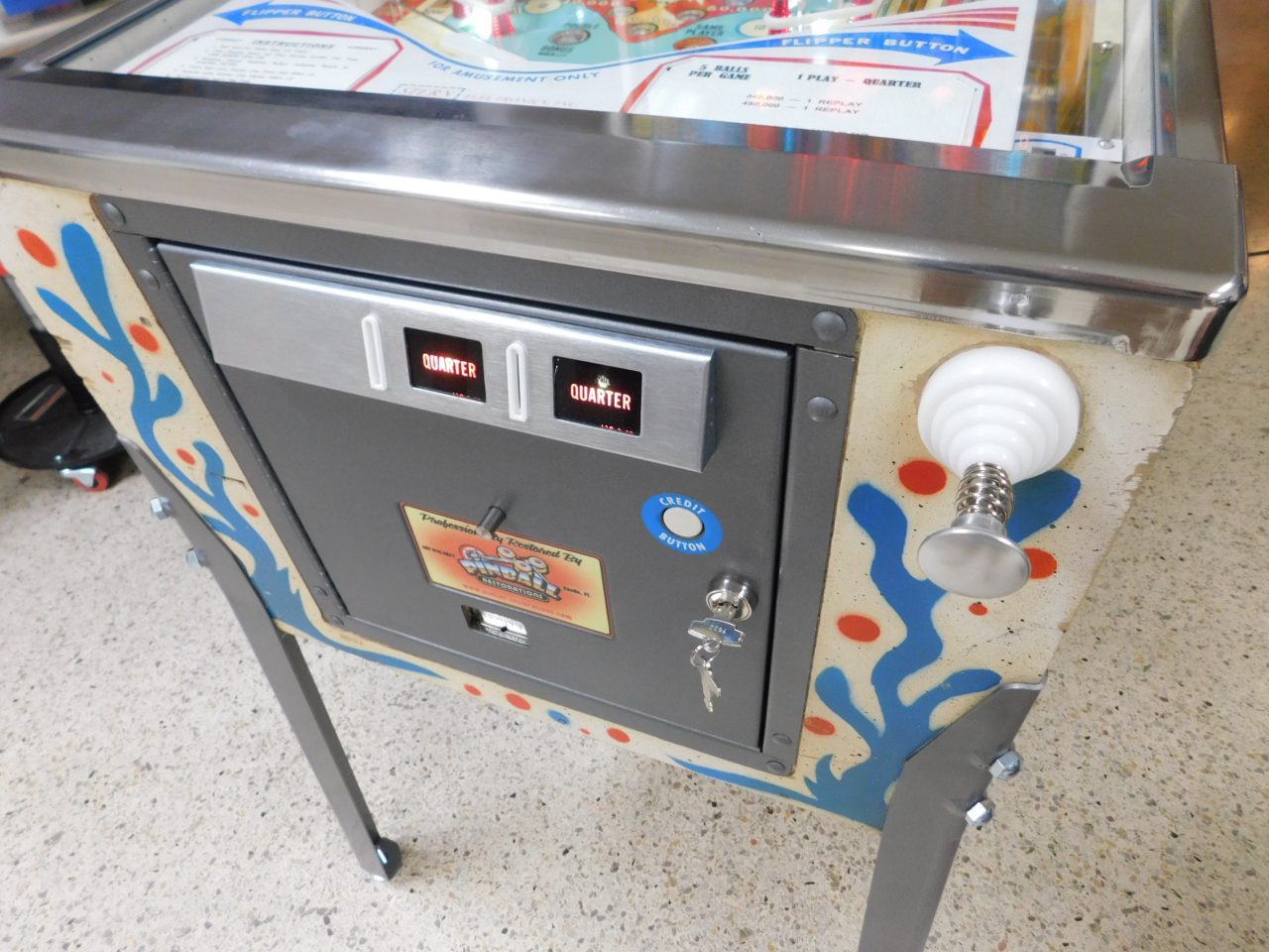 SOLD - 1977 Stern Stingray (#4) - Pinball Restorations, LLC.