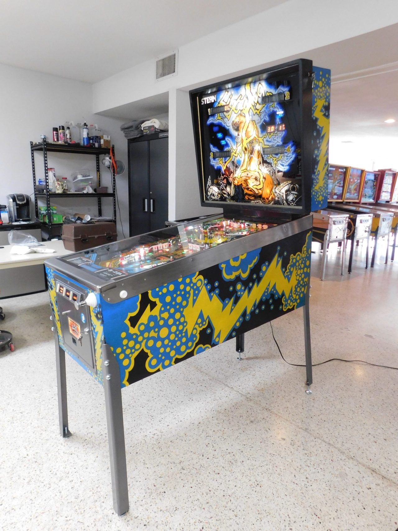 SOLD - 1981 Stern Lightning - Pinball Restorations, LLC.