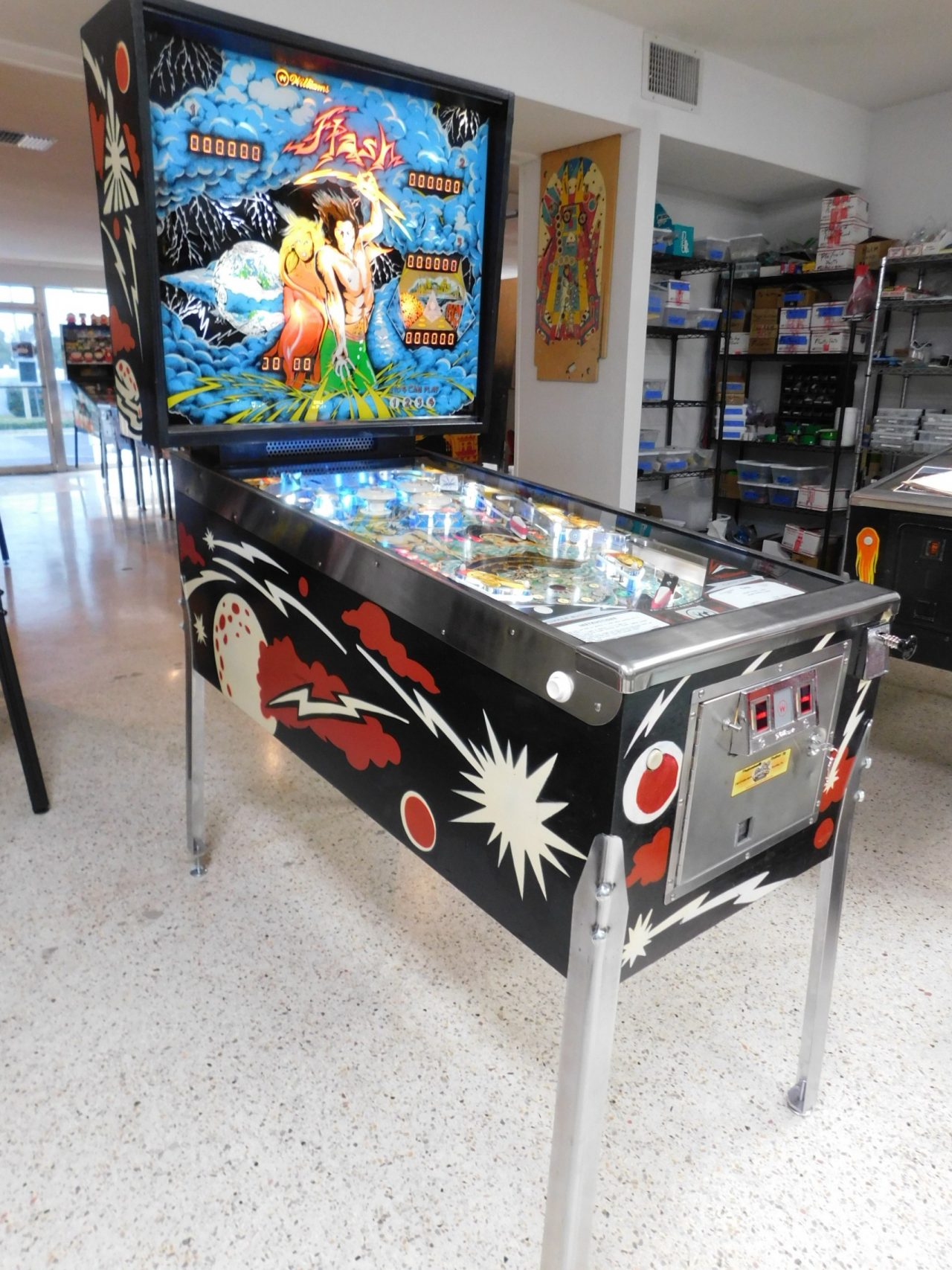 SOLD - 1978 Williams Flash (#1) - New LED score displays - Pinball ...