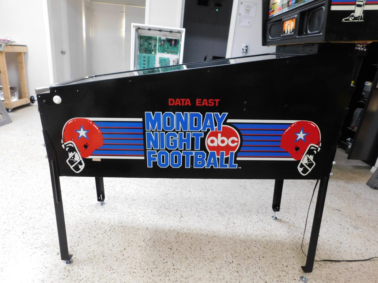 SOLD - 1989 Data East Monday Night Football - Pinball Restorations, LLC.