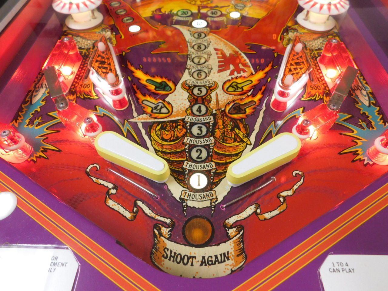 SOLD - 1980 Bally Viking - RESTORED LIKE NEW (#3) - Pinball ...