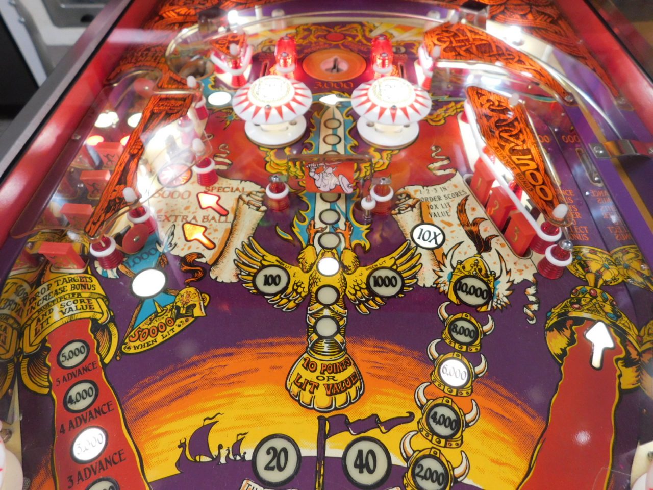 SOLD - 1980 Bally Viking - RESTORED LIKE NEW (#3) - Pinball ...