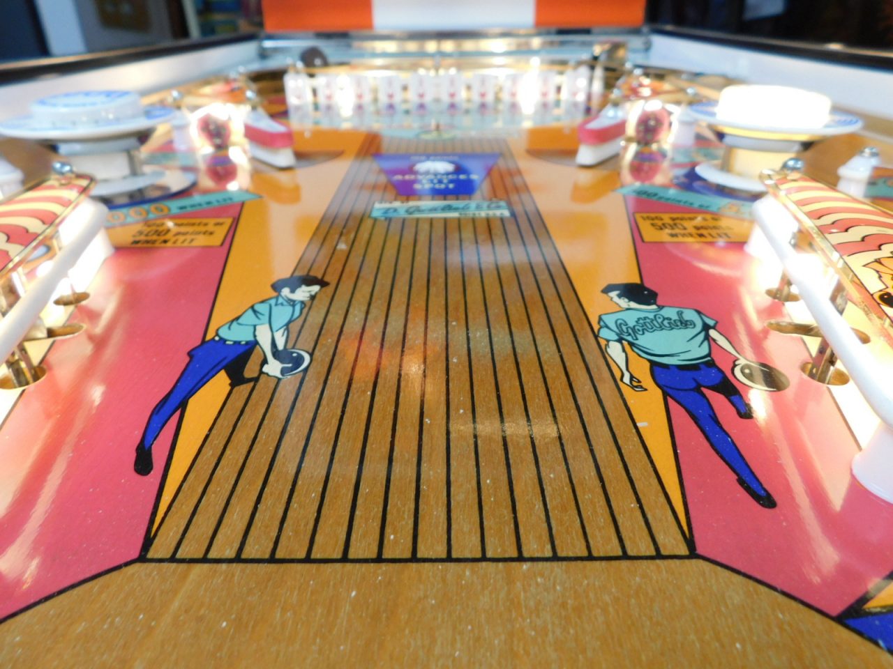 CUSTOMER RESTORATION - 1973 Gottlieb King Pin - Pinball Restorations, LLC.
