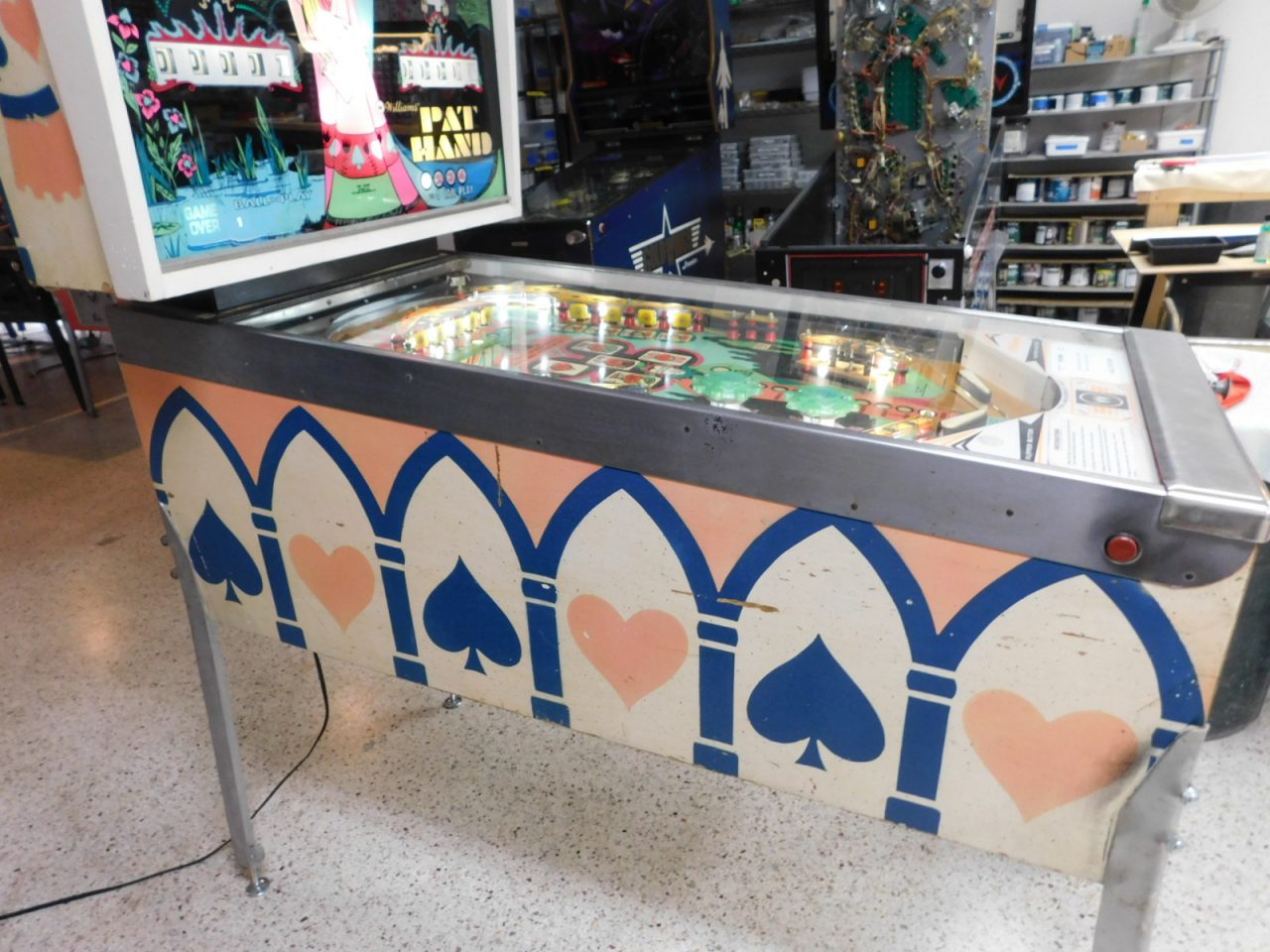 SOLD - 1975 Williams Pat Hand #2 - Pinball Restorations, LLC.