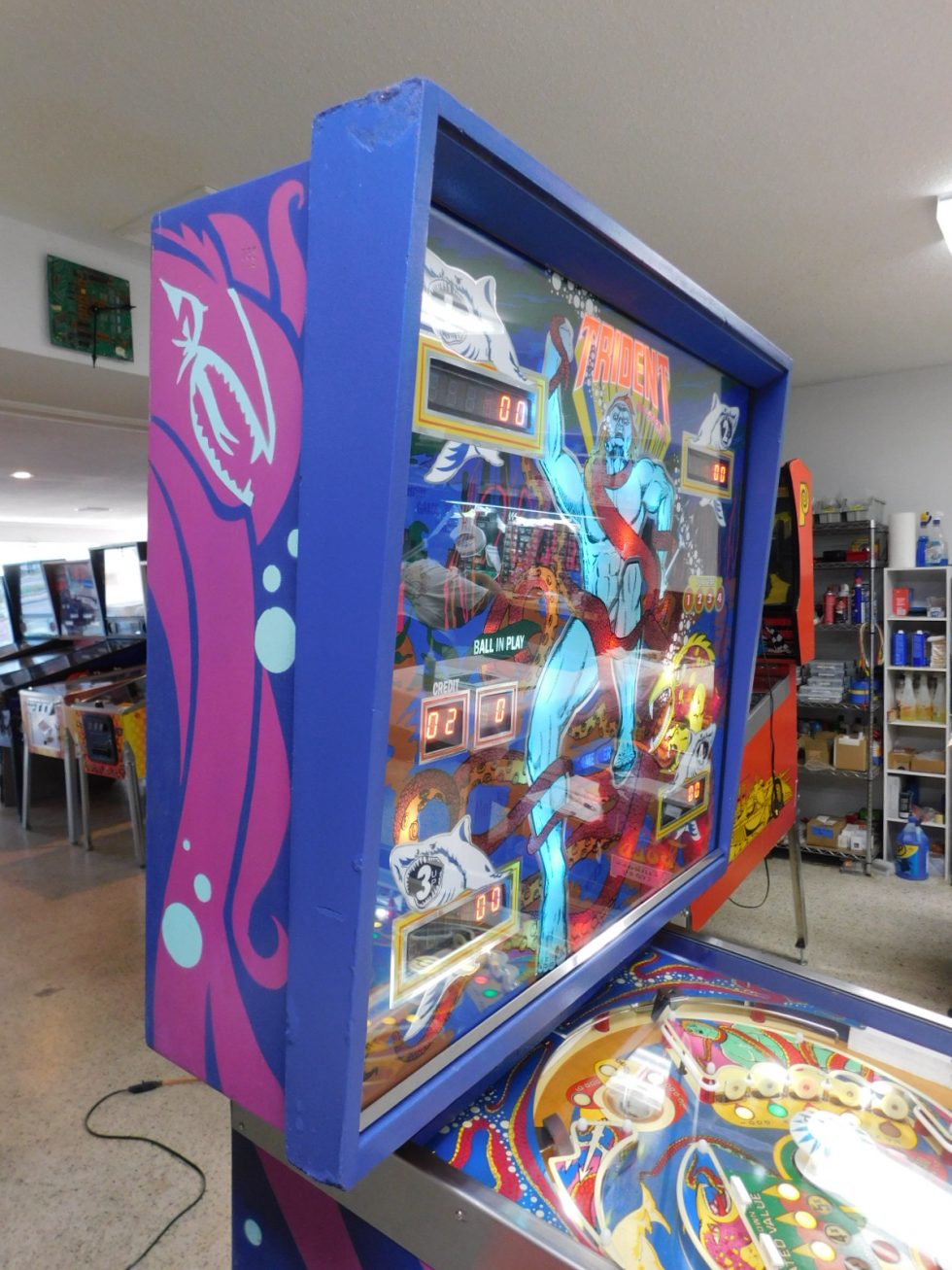 SOLD - 1979 Stern Trident (#1) - Pinball Restorations, LLC.
