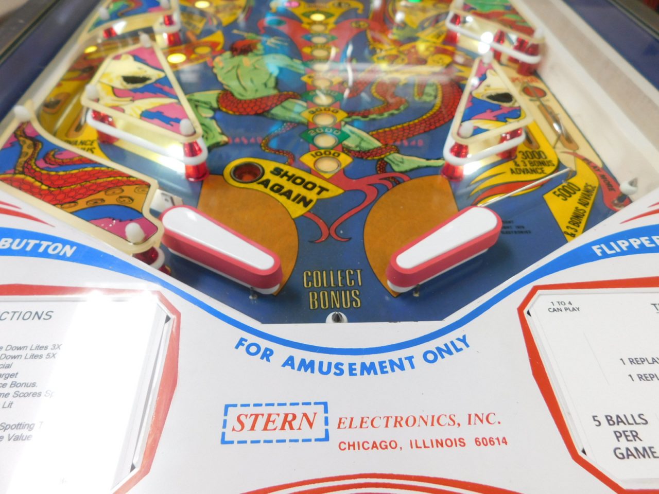 SOLD - 1979 Stern Trident (#1) - Pinball Restorations, LLC.