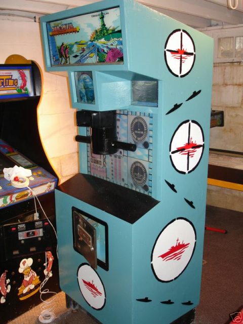 SOLD - 1970 Midway Sea Devil Arcade - Pinball Restorations, LLC.