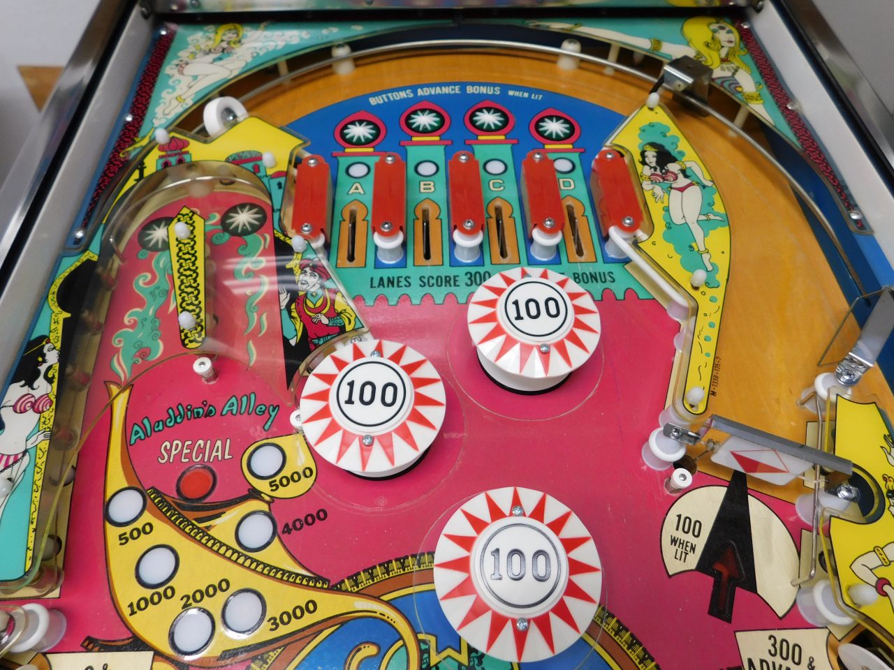 SOLD - 1976 Bally Aladdin's Castle - Pinball Restorations, LLC.