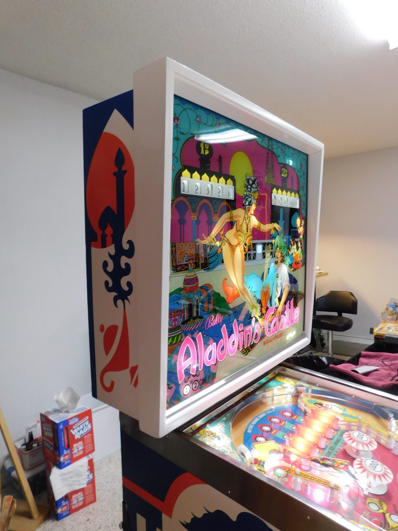 SOLD - 1976 Bally Aladdin's Castle - Pinball Restorations, LLC.