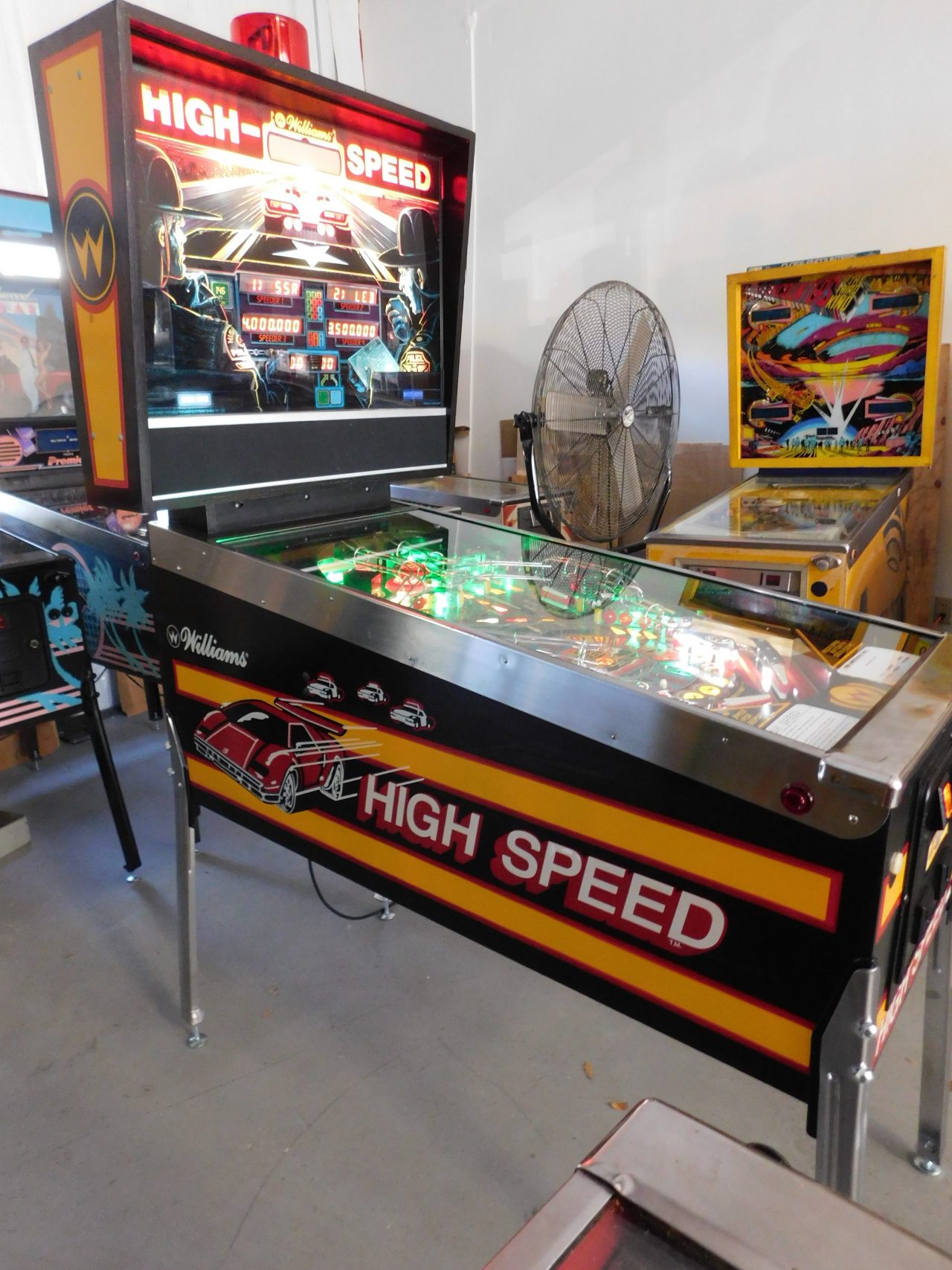 SOLD - 1986 Williams High Speed (#1) - Pinball Restorations, LLC.