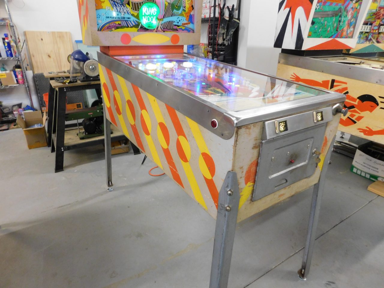 SOLD - 1972 Gottlieb King Kool (#1) - Pinball Restorations, LLC.