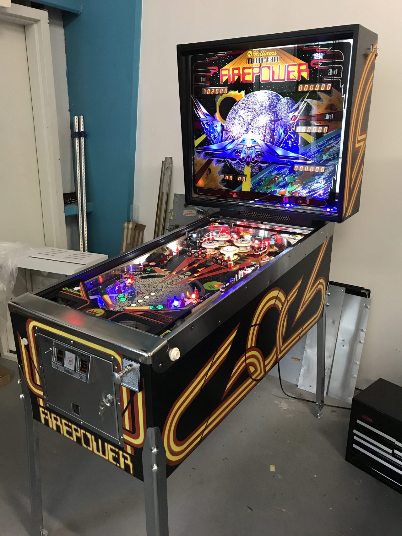 SOLD - 1980 Williams Firepower (#1) - Pinball Restorations, LLC.