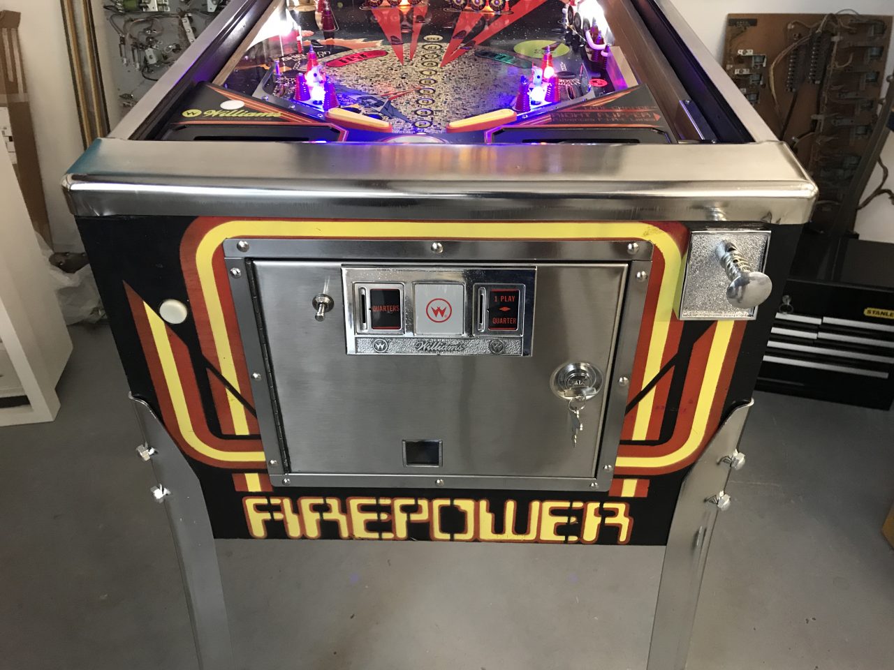 SOLD - 1980 Williams Firepower (#1) - Pinball Restorations, LLC.