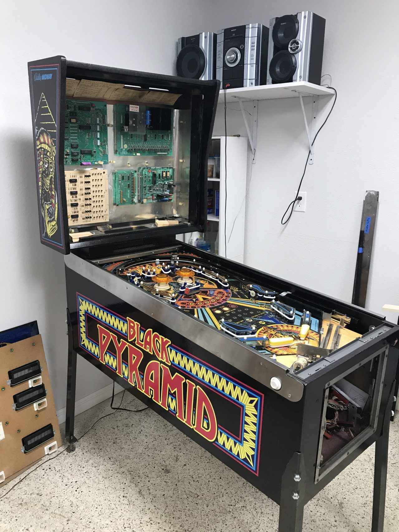 SOLD - 1984 Bally Black Pyramid (#1) - Pinball Restorations, LLC.