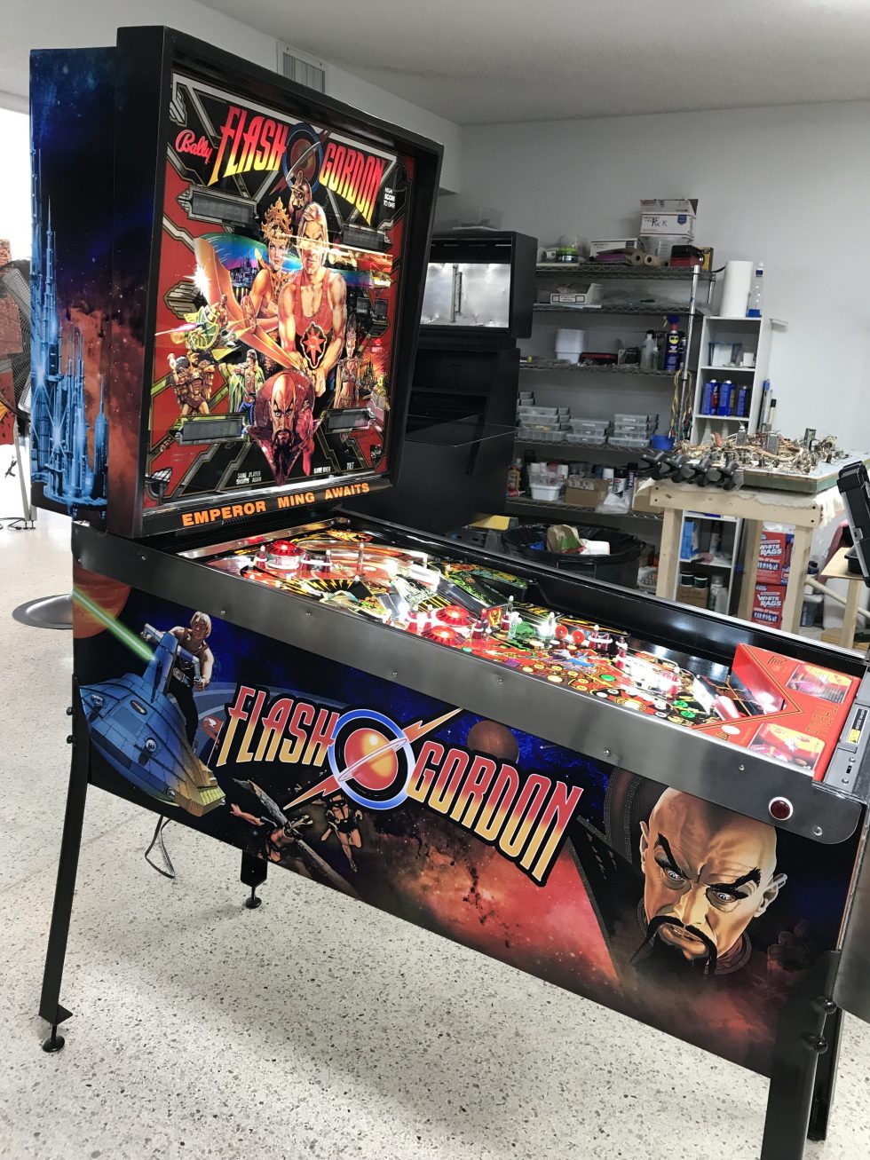 SOLD - 1981 Bally Flash Gordon (#2)(BJL) (custom cabinet) - Pinball ...