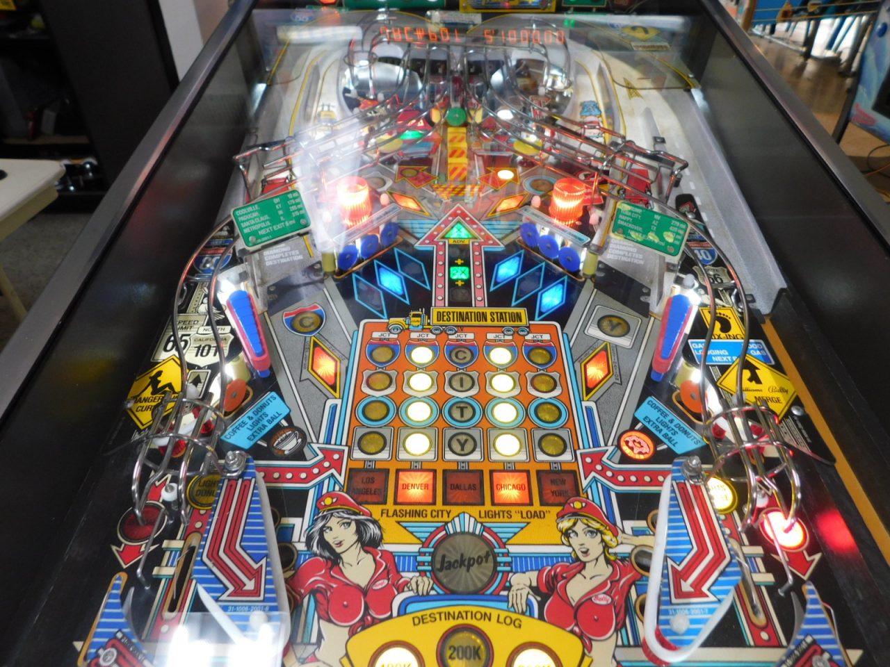 SOLD - Bally Truck Stop (Big Betty's) (3 ball Multi-ball) HAS BRAND NEW ...