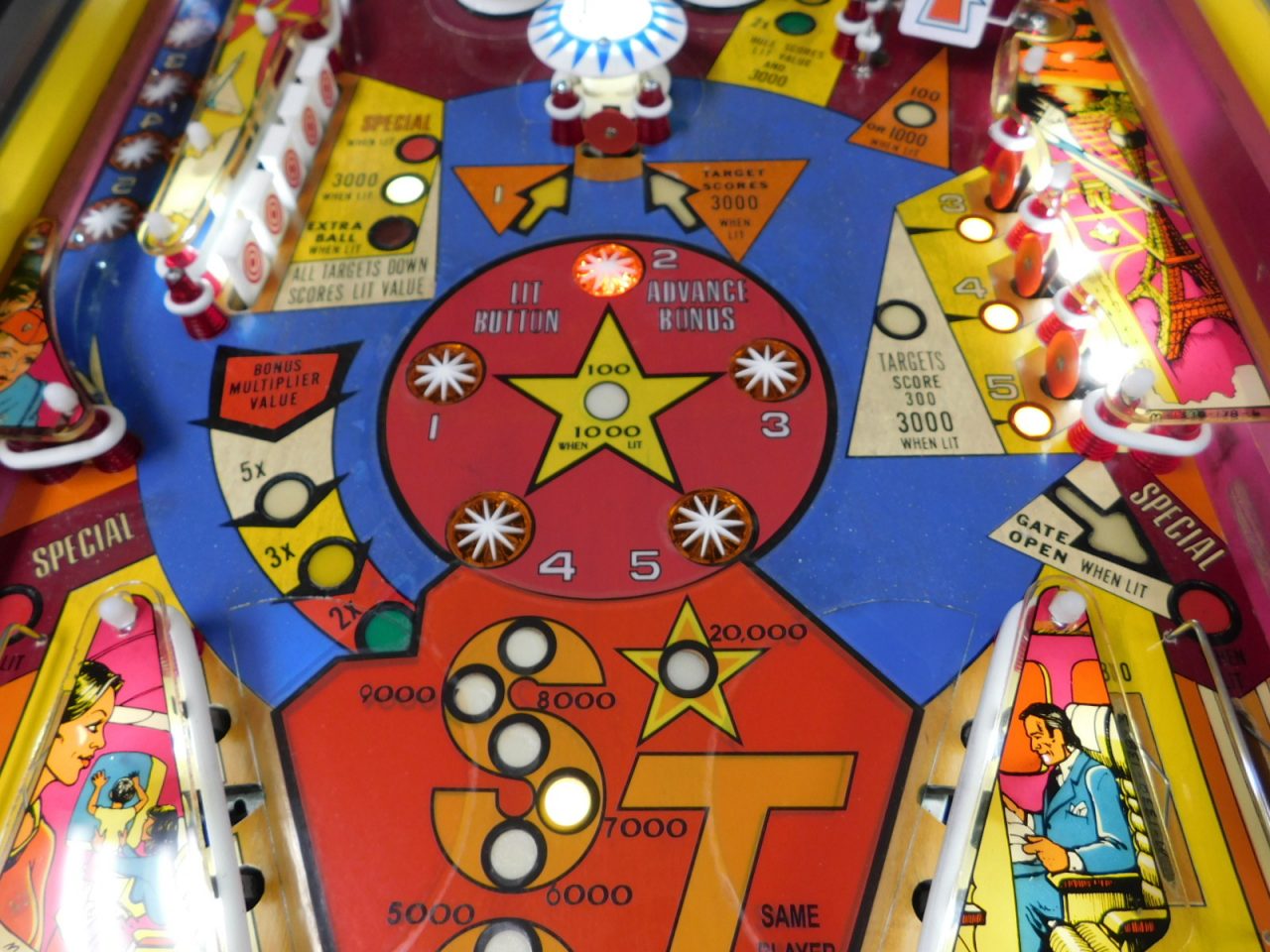 SOLD - 1979 Bally Supersonic (#5) - Pinball Restorations, LLC.