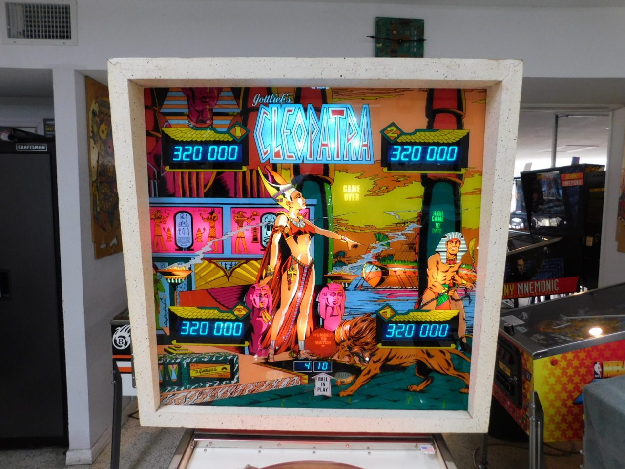 SOLD - 1977 Gottlieb Cleopatra (#3) - Pinball Restorations, LLC.
