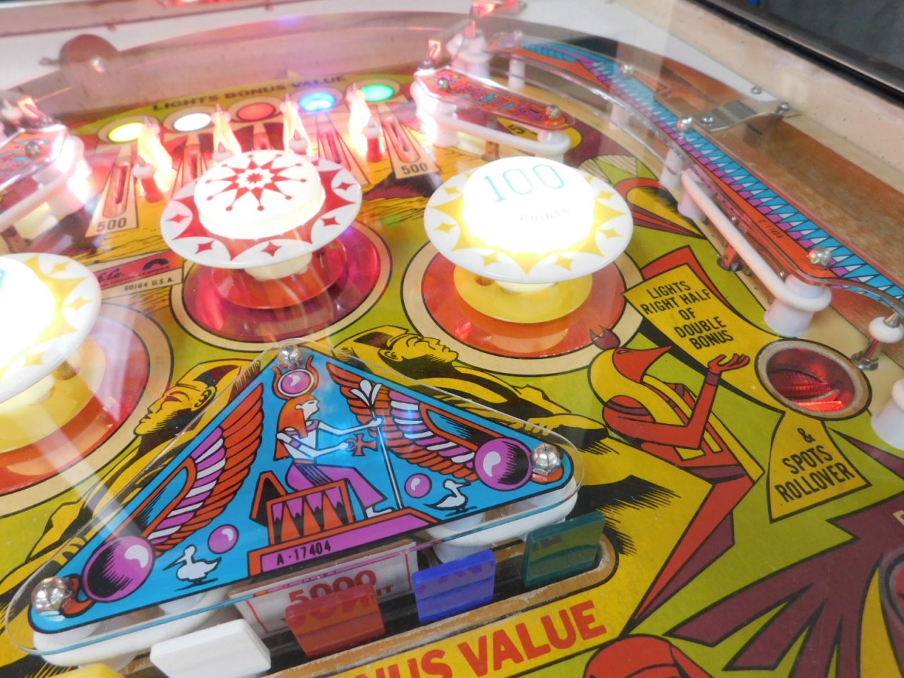 SOLD - 1977 Gottlieb Cleopatra (#3) - Pinball Restorations, LLC.