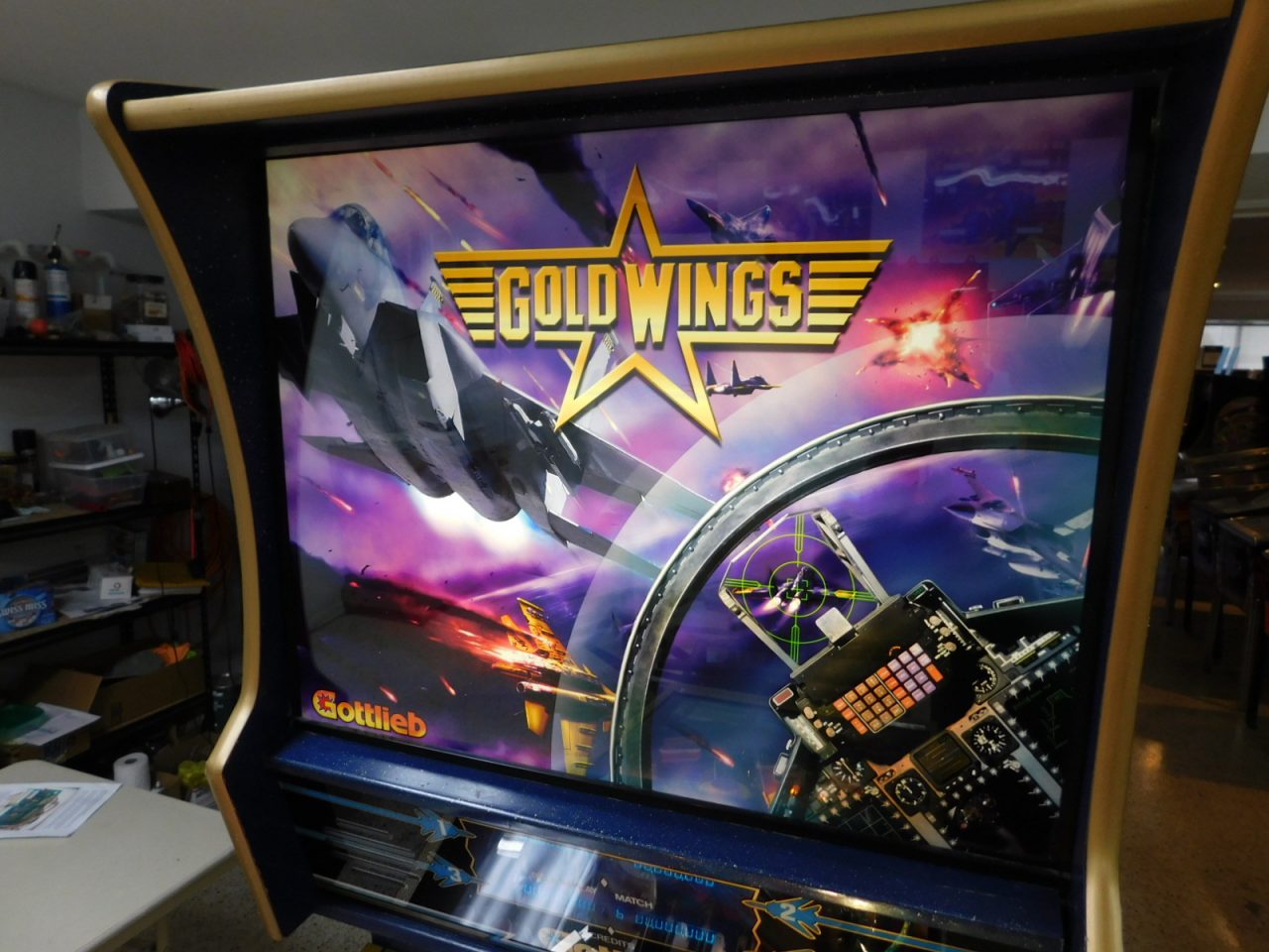 SOLD -1986 Gottlieb Gold Wings (#1) (2 ball Multi-ball) - Pinball ...