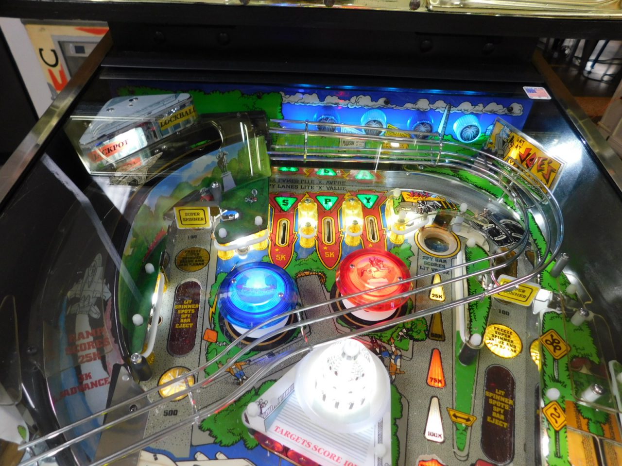 SOLD - 1988 Data East Secret Service (#1) - Pinball Restorations, LLC.