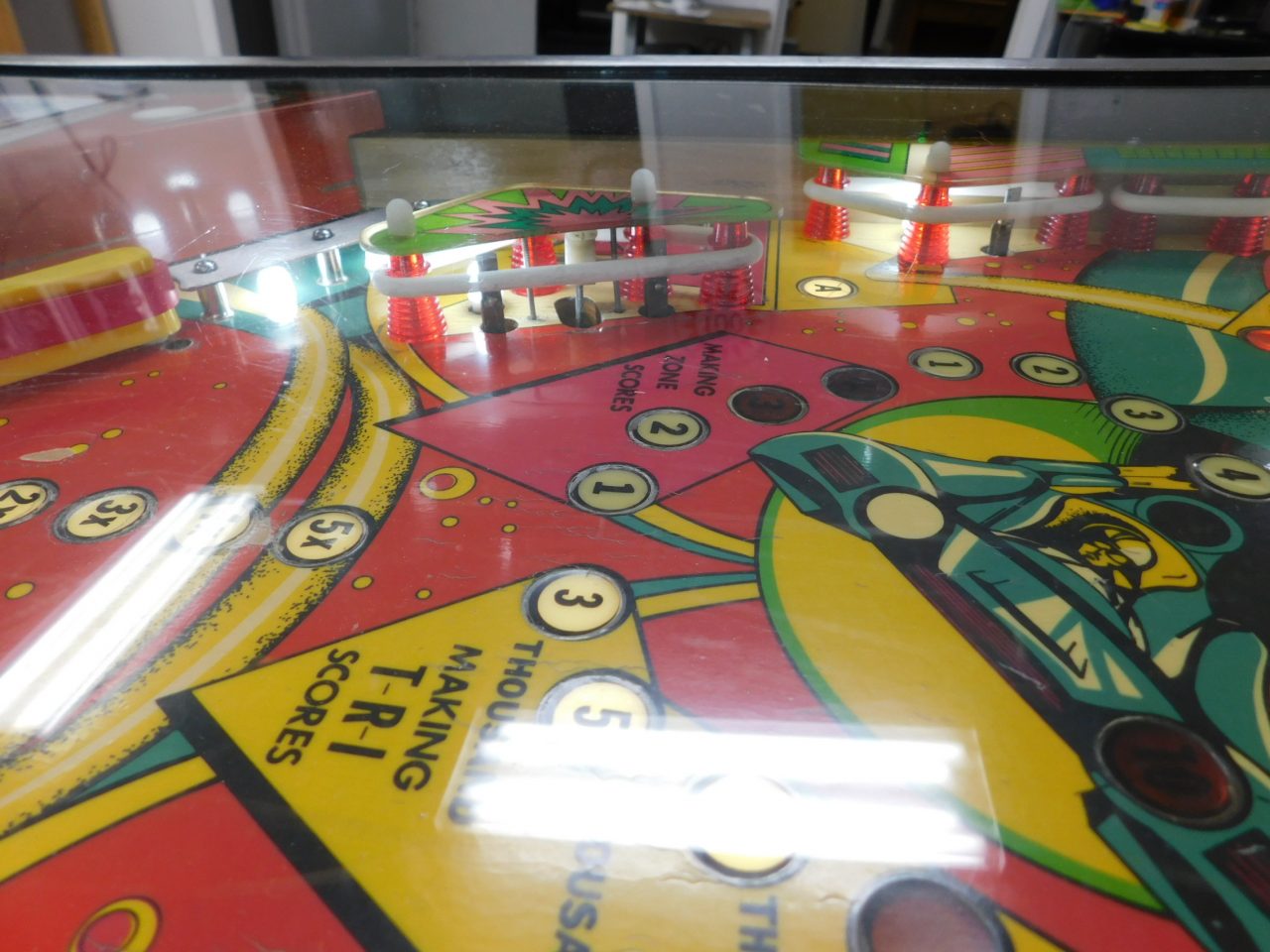 1979 Williams Tri Zone (Includes custom background sound added for ...