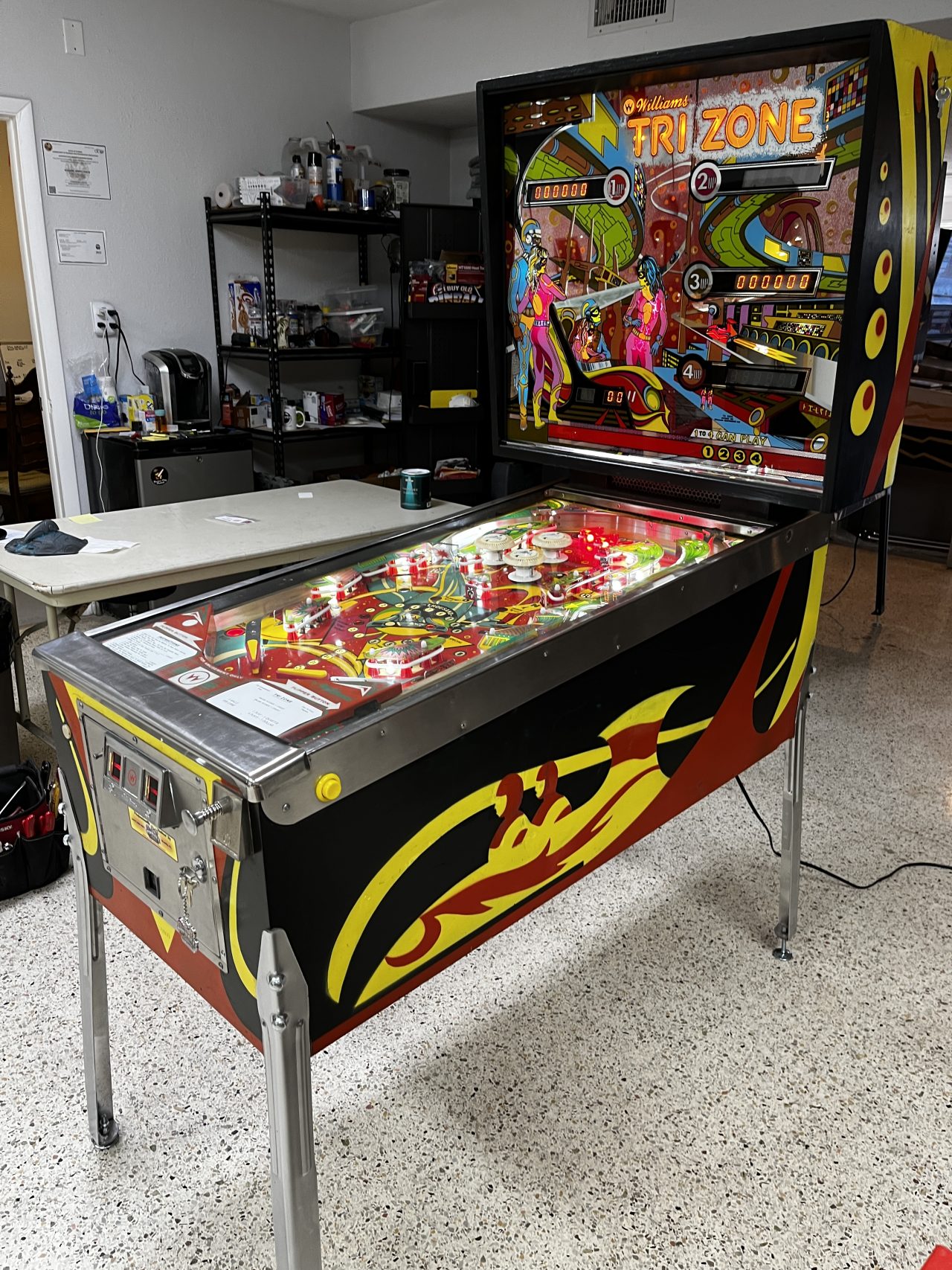 1979 Williams Tri Zone (Includes custom background sound added for ...