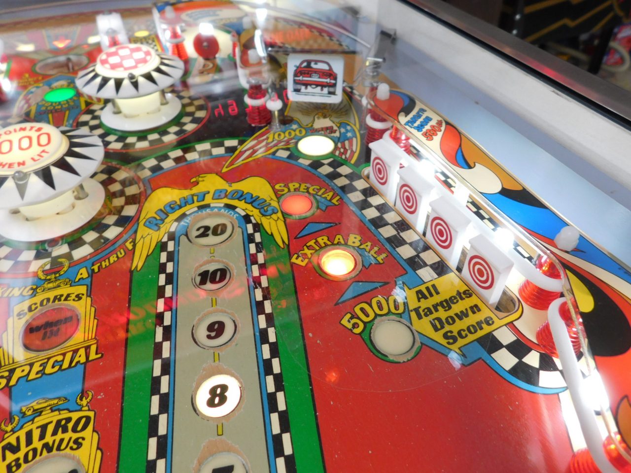 SOLD - 1980 Bally Nitro Ground Shaker (#1) - Pinball Restorations, LLC.