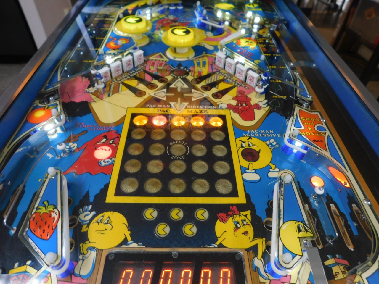 SOLD - Bally Mr. & Mrs. Pacman (#2) - Pinball Restorations, LLC.