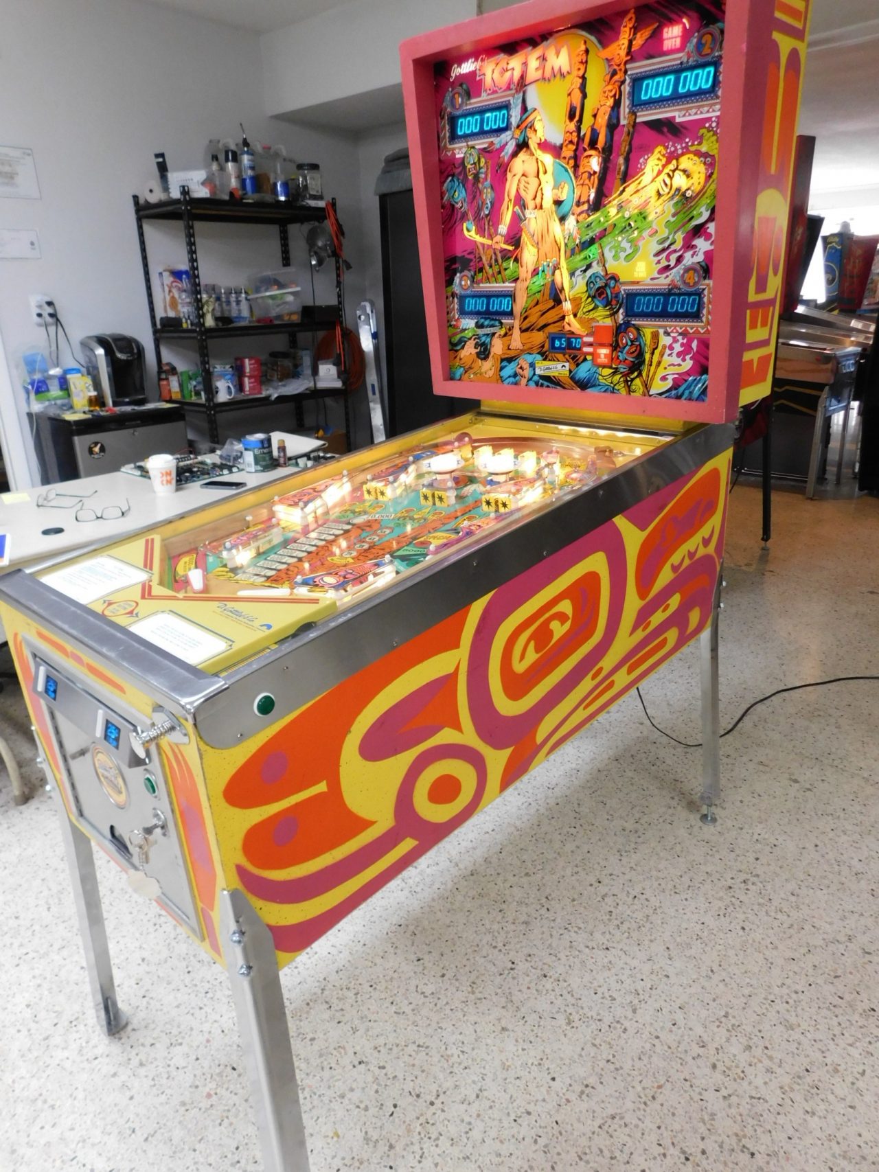 SOLD - 1979 Gottlieb Totem - Pinball Restorations, LLC.