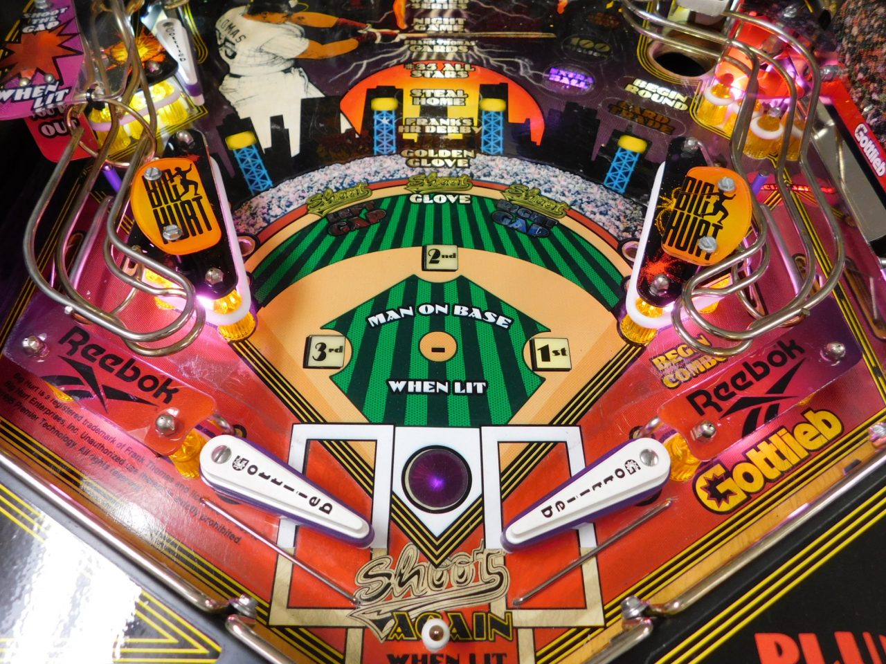 Gottlieb Frank Thomas Big Hurt (#5) (RARE GAME - only 1,850 made) (4 ...