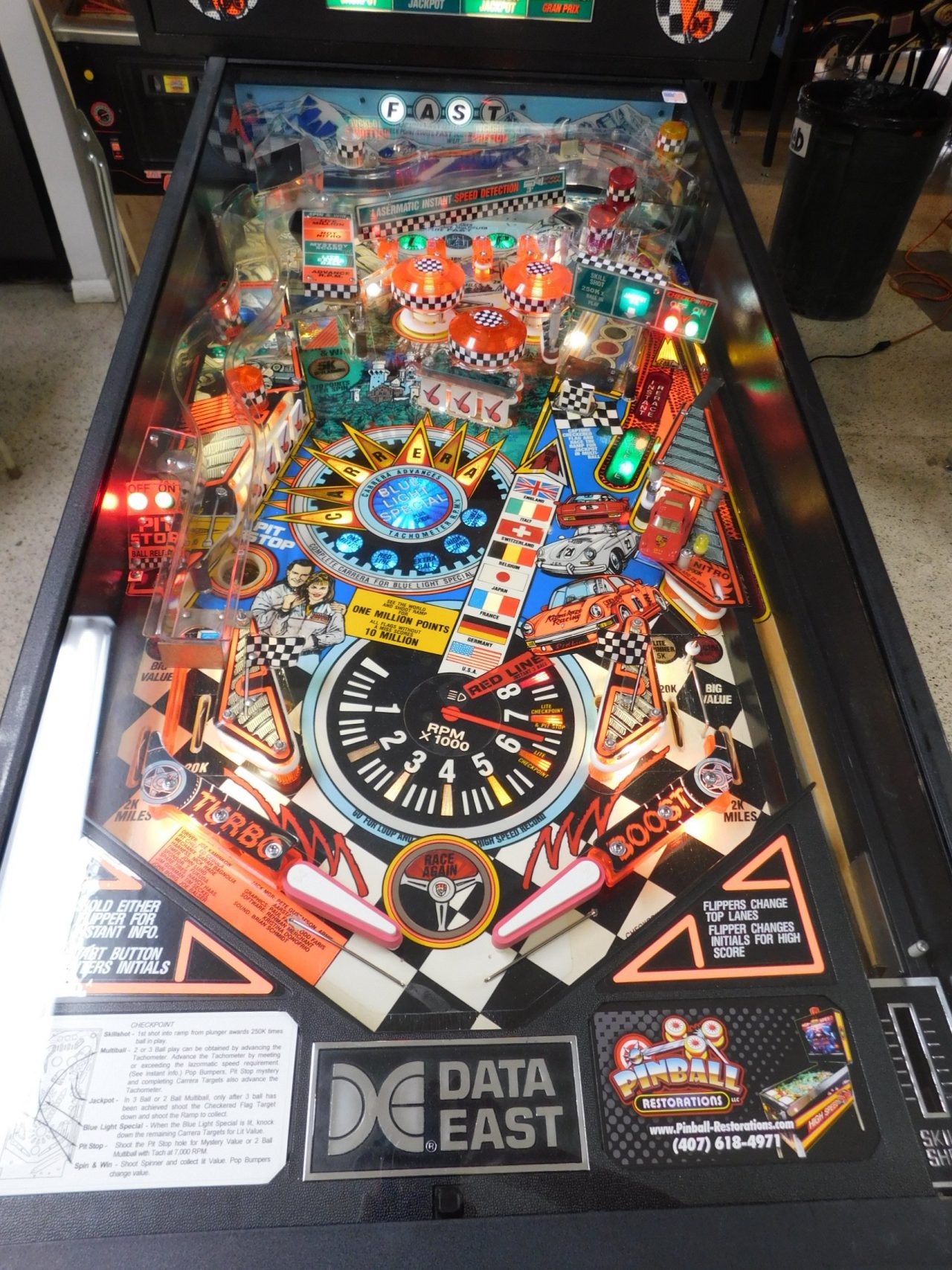 SOLD - 1991 Data East Checkpoint (#2) (3 ball Multi-ball) (Factory ...