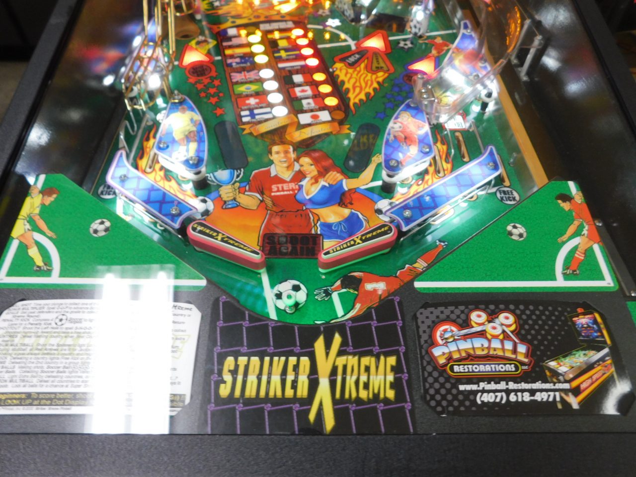 SOLD - 2000 Stern Striker Xtreme (#5) (4 ball Multi-ball) - Pinball ...