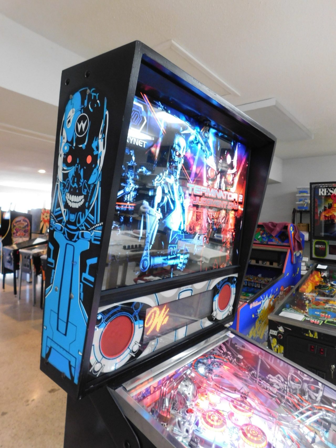 SOLD - 1991 Williams Terminator 2 (#1) (3 ball Multi-ball) (Chrome ...